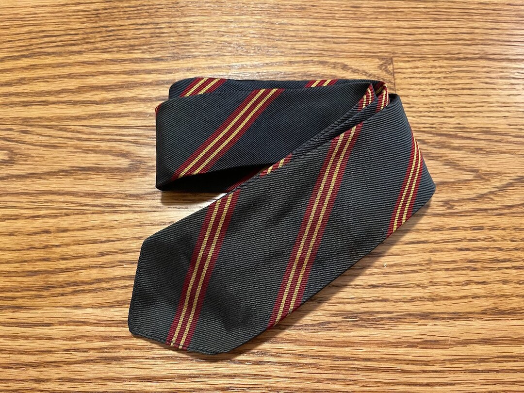 Vintage 1950's Men's Tie, Brooks Brothers, Striped Silk Blend, Vintage ...