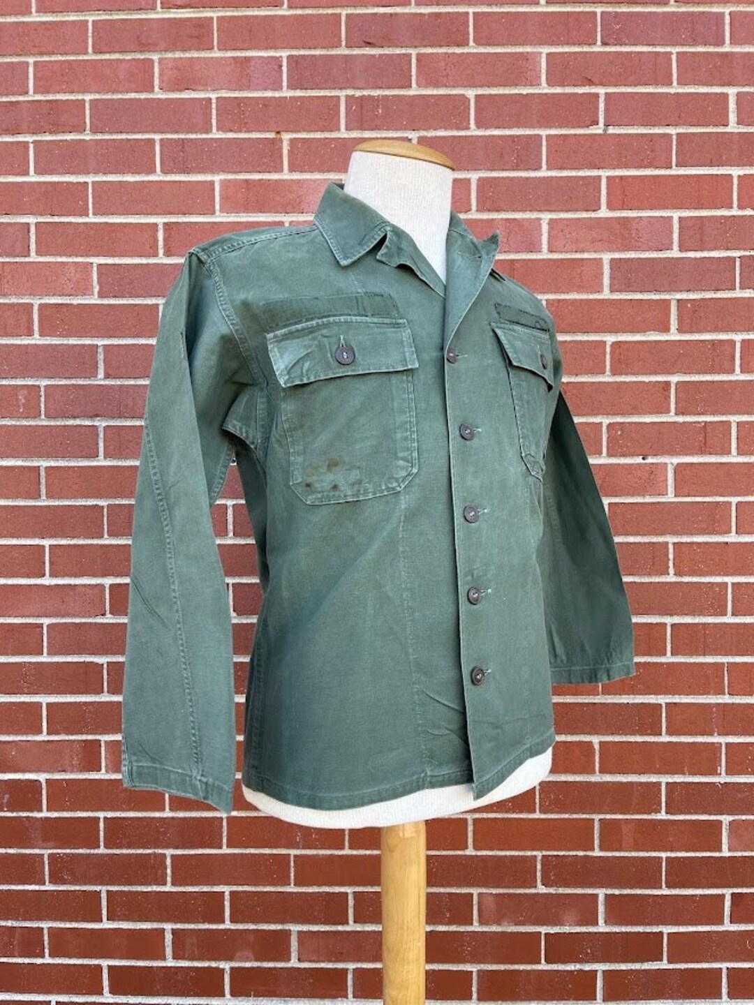 Vintage 1960's Vietnam War US Army First Pattern OG-107 Shirt, Size ...