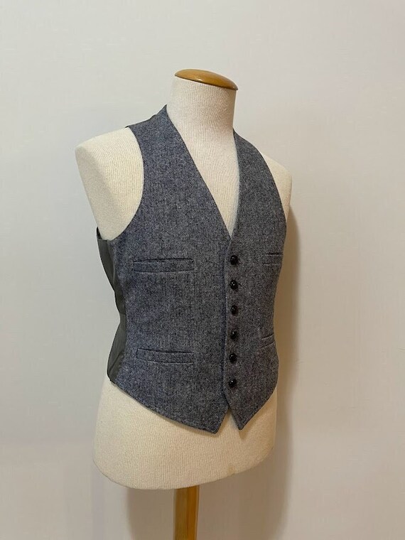 Vintage Tweed Vest Gem