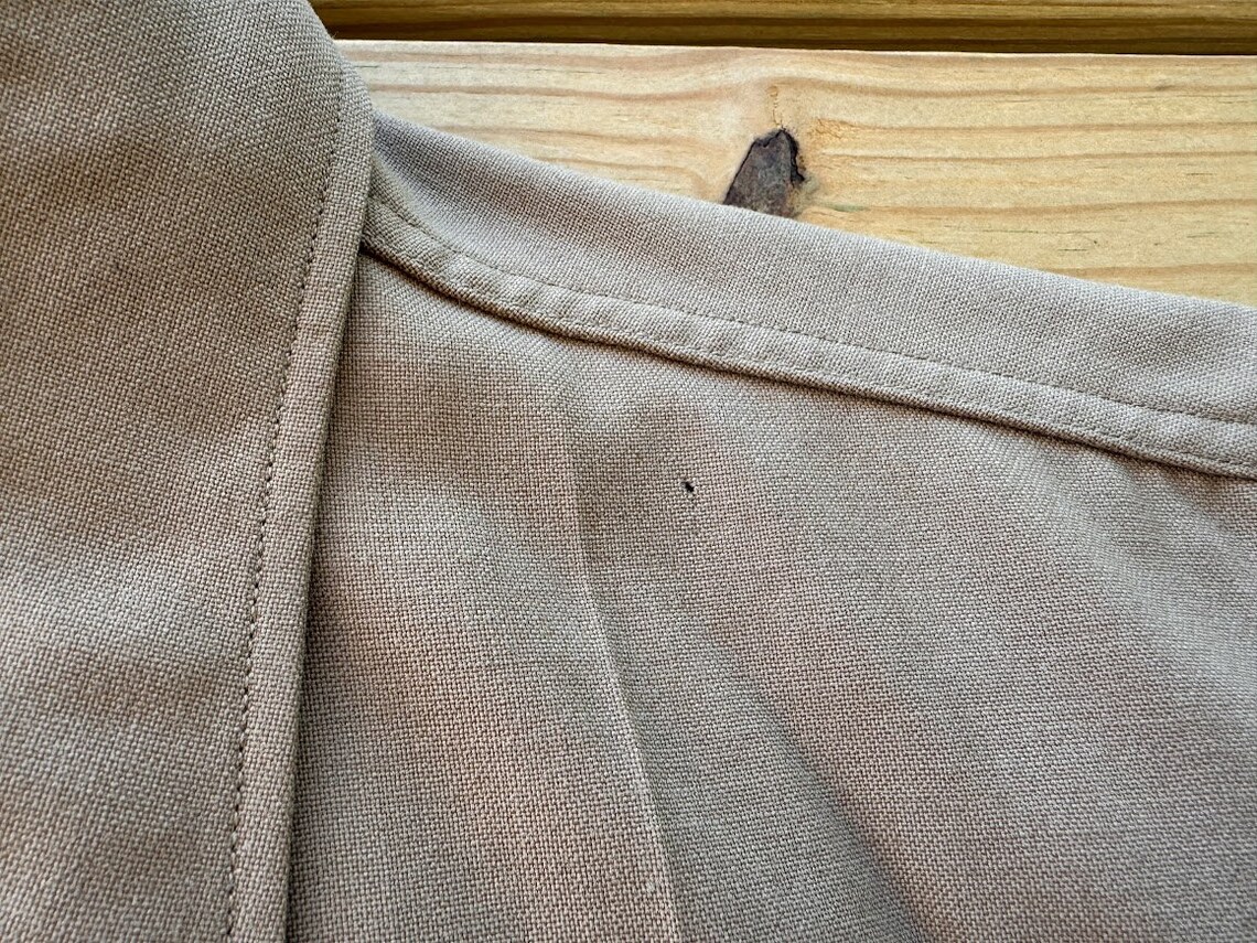 1960s Mens USMC Khaki Uniform Shirt Wool Size Medium Vintage Retro ...