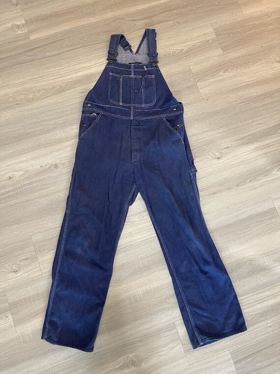 Vintage 1980s overalls, blue - Gem