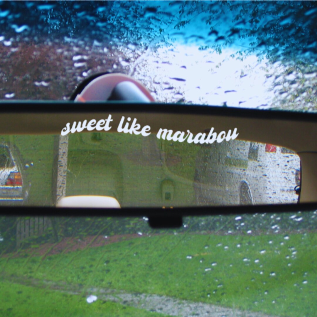 Sweet Like Marabou Decal Car Sticker, Troye Sivan Lyric Sticker Decal ...