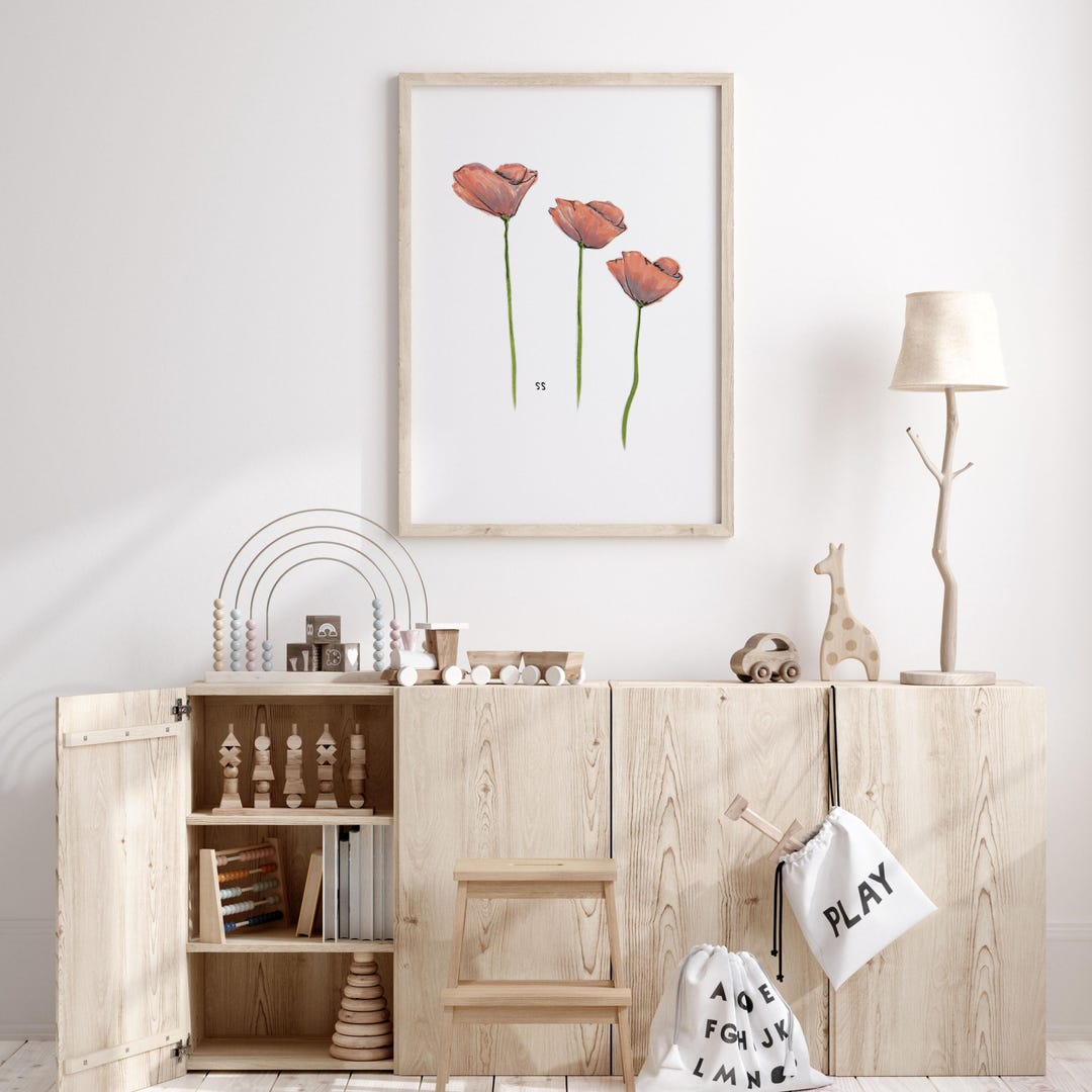 Poppy Poster/print - Wall Decor - Etsy
