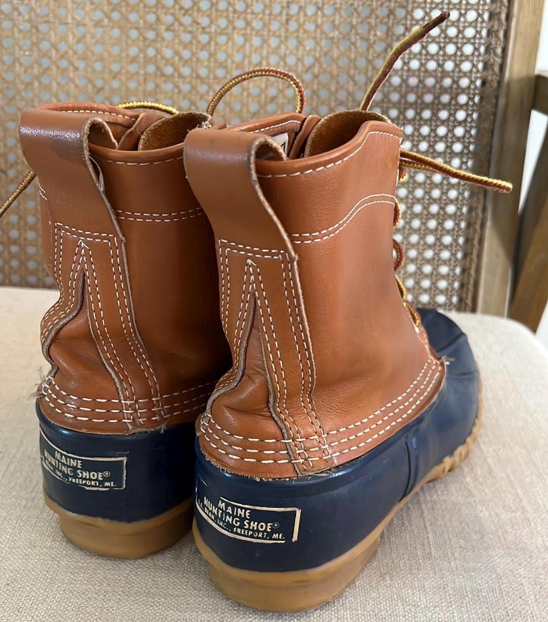 1980s Vintage LL Bean Maine Hunting Shoes Bean Boots - Etsy