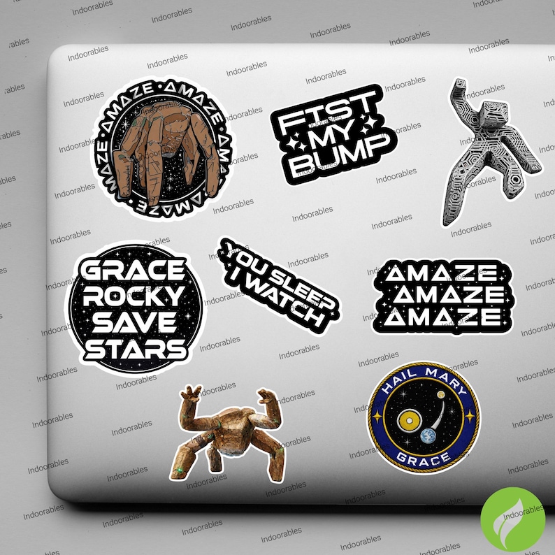Project Hail Mary Stickers | Rocky Sticker Sheet | Booktok Sci-fi Gift ...