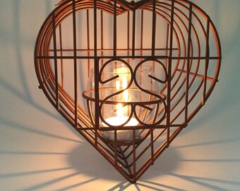 Copper wire heart | Etsy