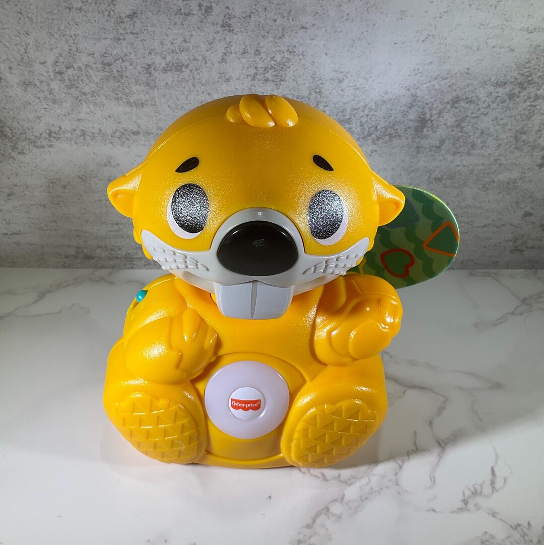 Fisher Price Linkimals Boppin Beaver Kids Interactive Lights Sounds ...