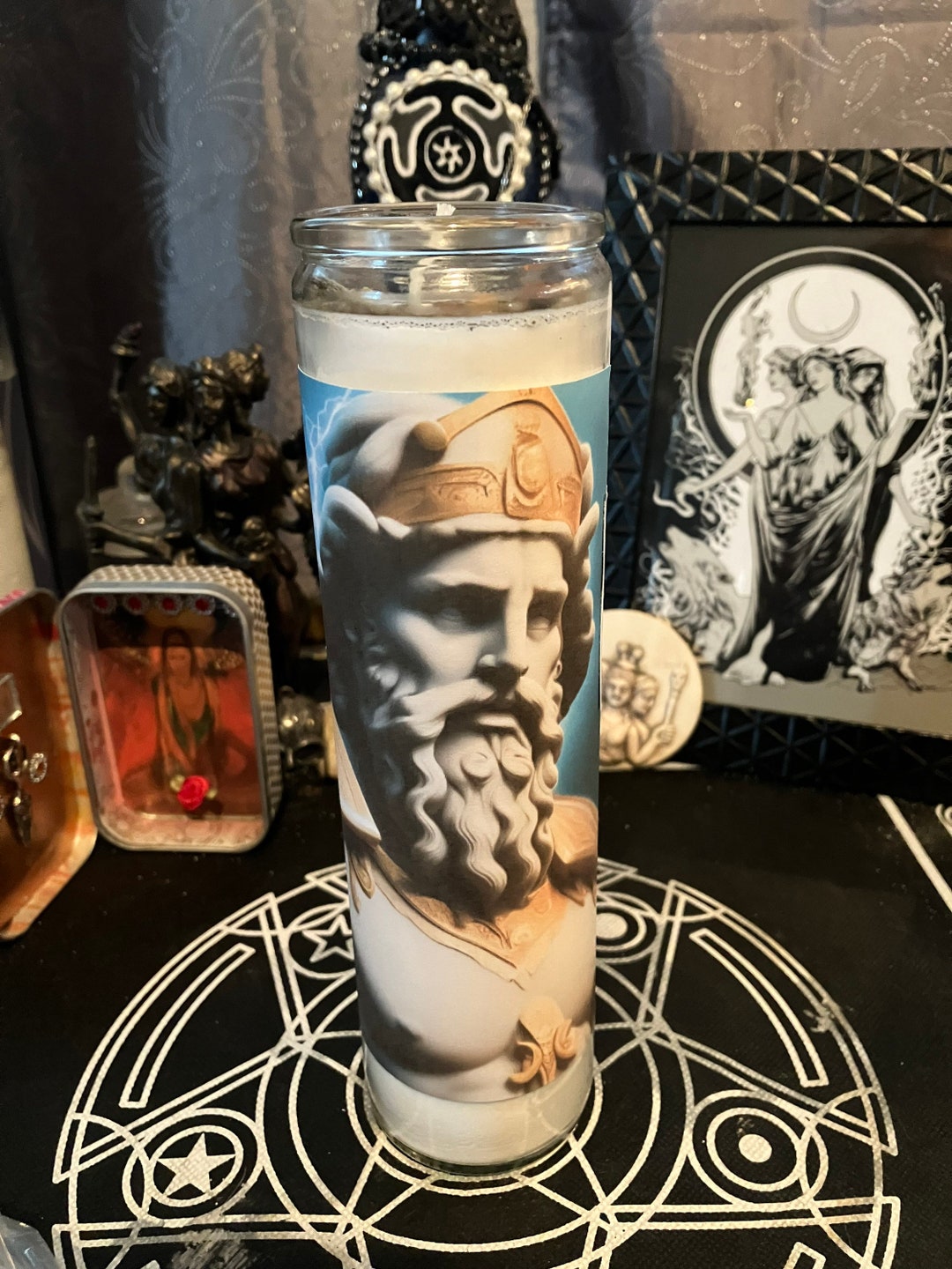 Zeus 7 Day Candle - Etsy