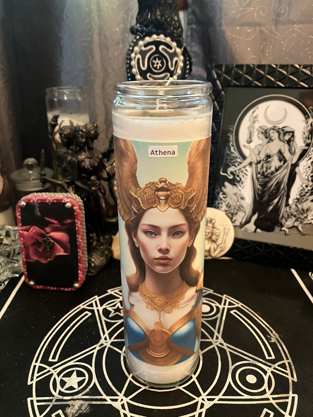 Athena 7 Day Novena Candle - Etsy