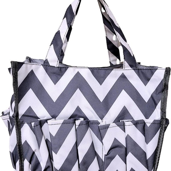 Gray Chevron Tote - Etsy
