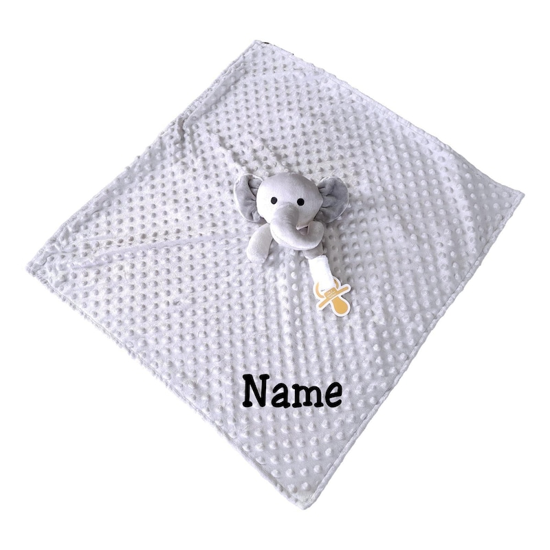 Large Embroidered Lovey - Etsy