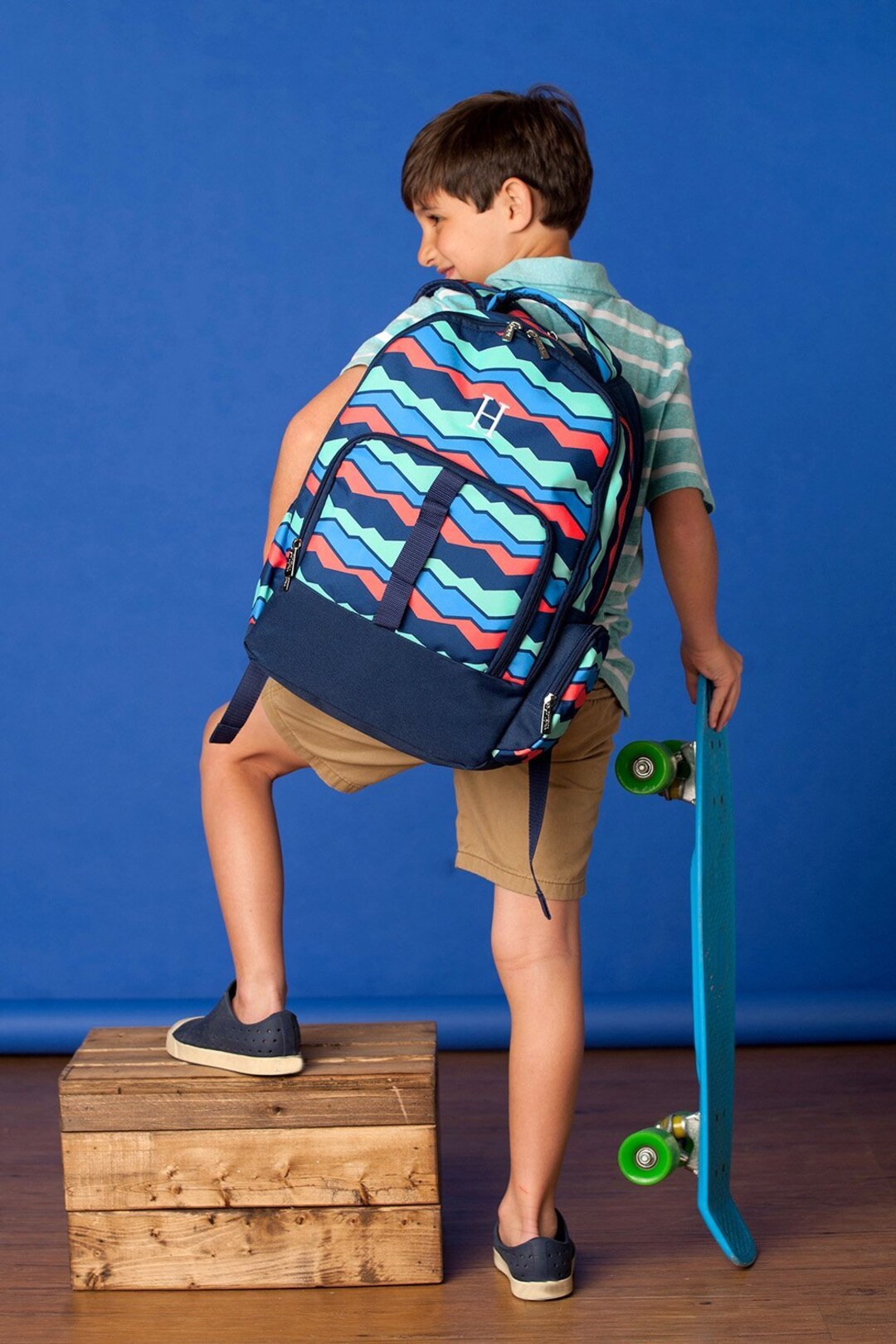 Boys Reinforced Design Back to School Coordinating Backpack Back Pack ...