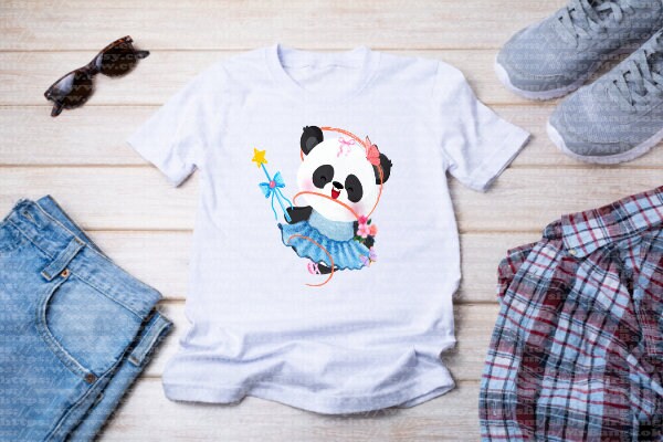 Cute Panda Ballerina Animals Ballet Watercolor Clipart Baby - Etsy