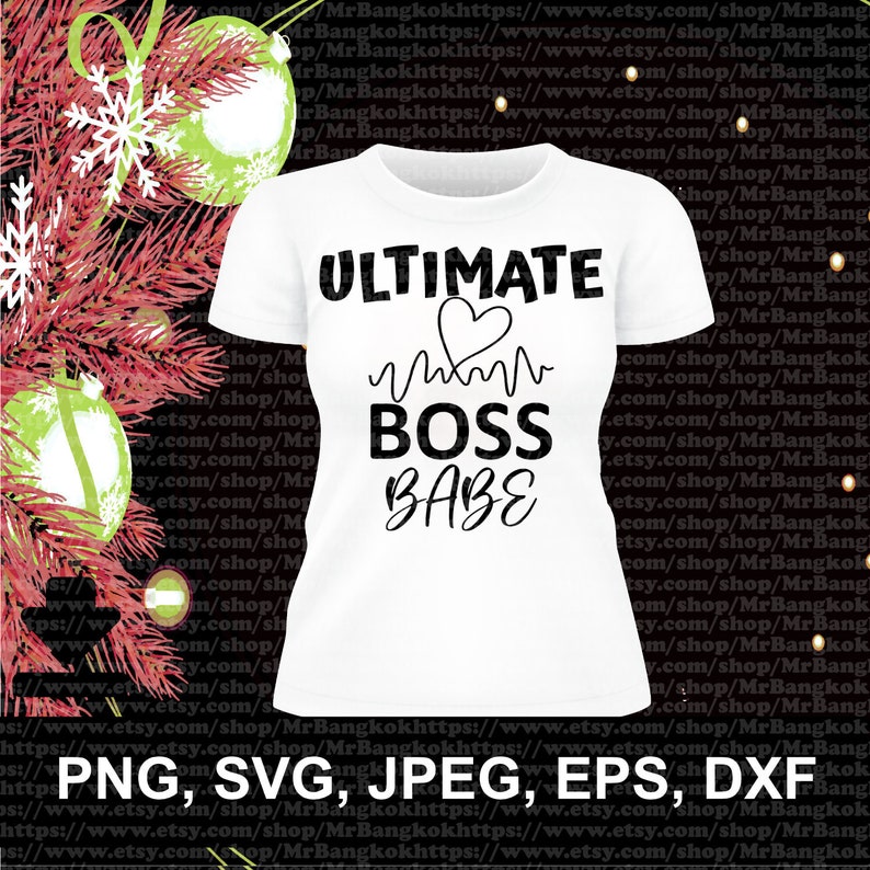 Ultimate Boss Babe SVG Funny Boss Svg Sassy Business Mom | Etsy