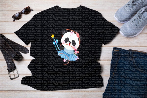 Cute Panda Ballerina Animals Ballet Watercolor Clipart Baby - Etsy