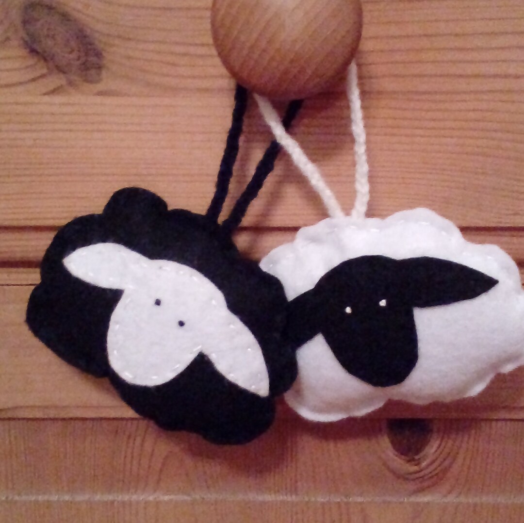 Sheep Hanging Decoration - Etsy UK