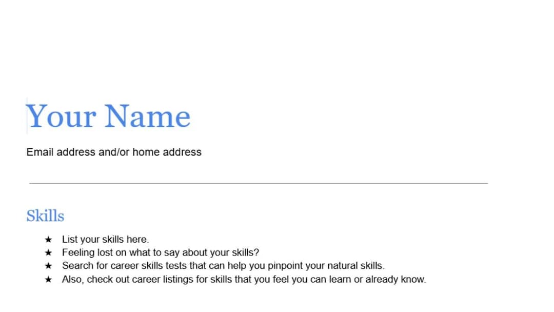 Felon Friendly Job Resume Template DOCX - Etsy
