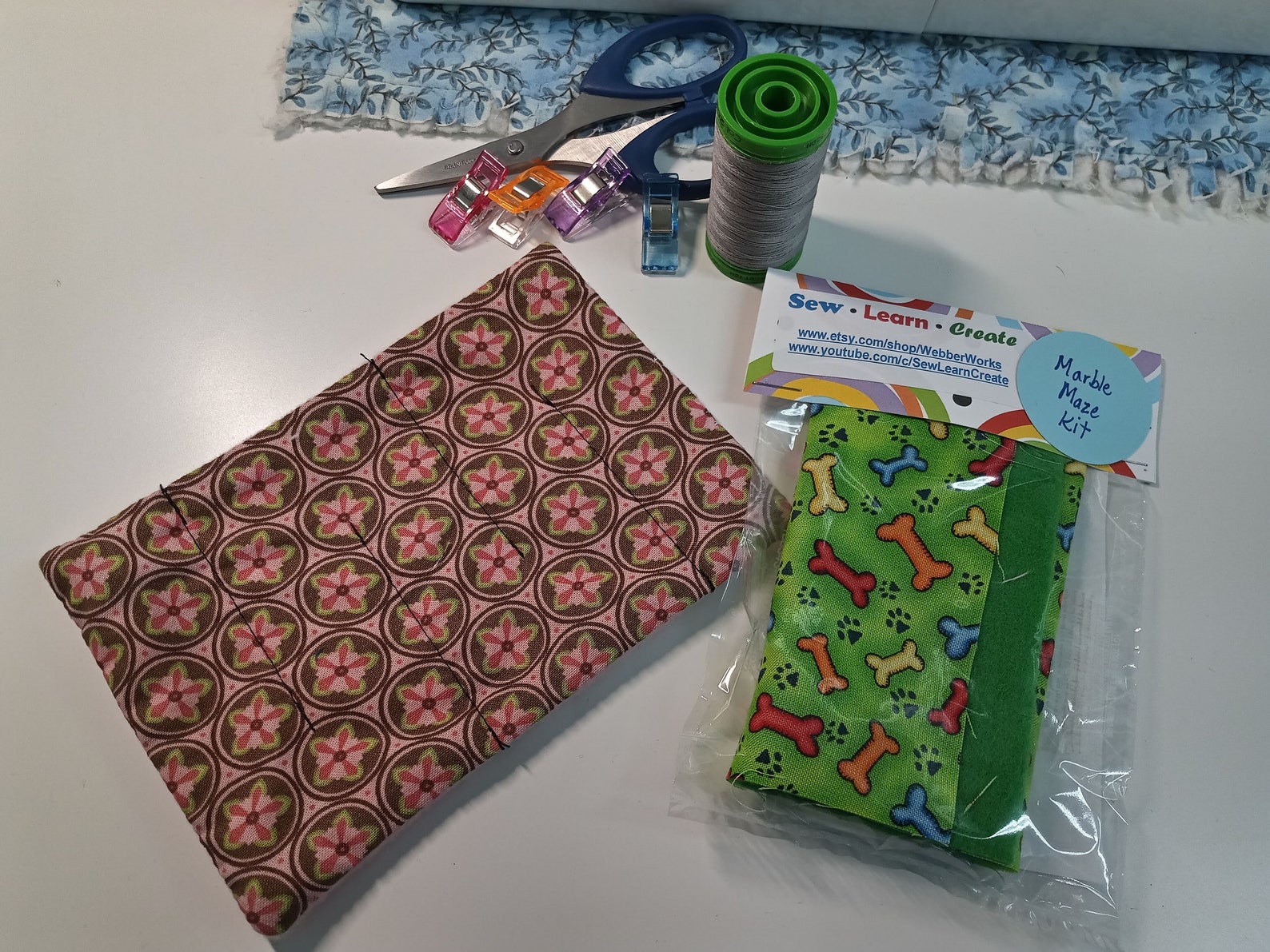 Beginner Sewing Kit Bundle #3: 5 Easy DIY Projects With Video Tutorials ...