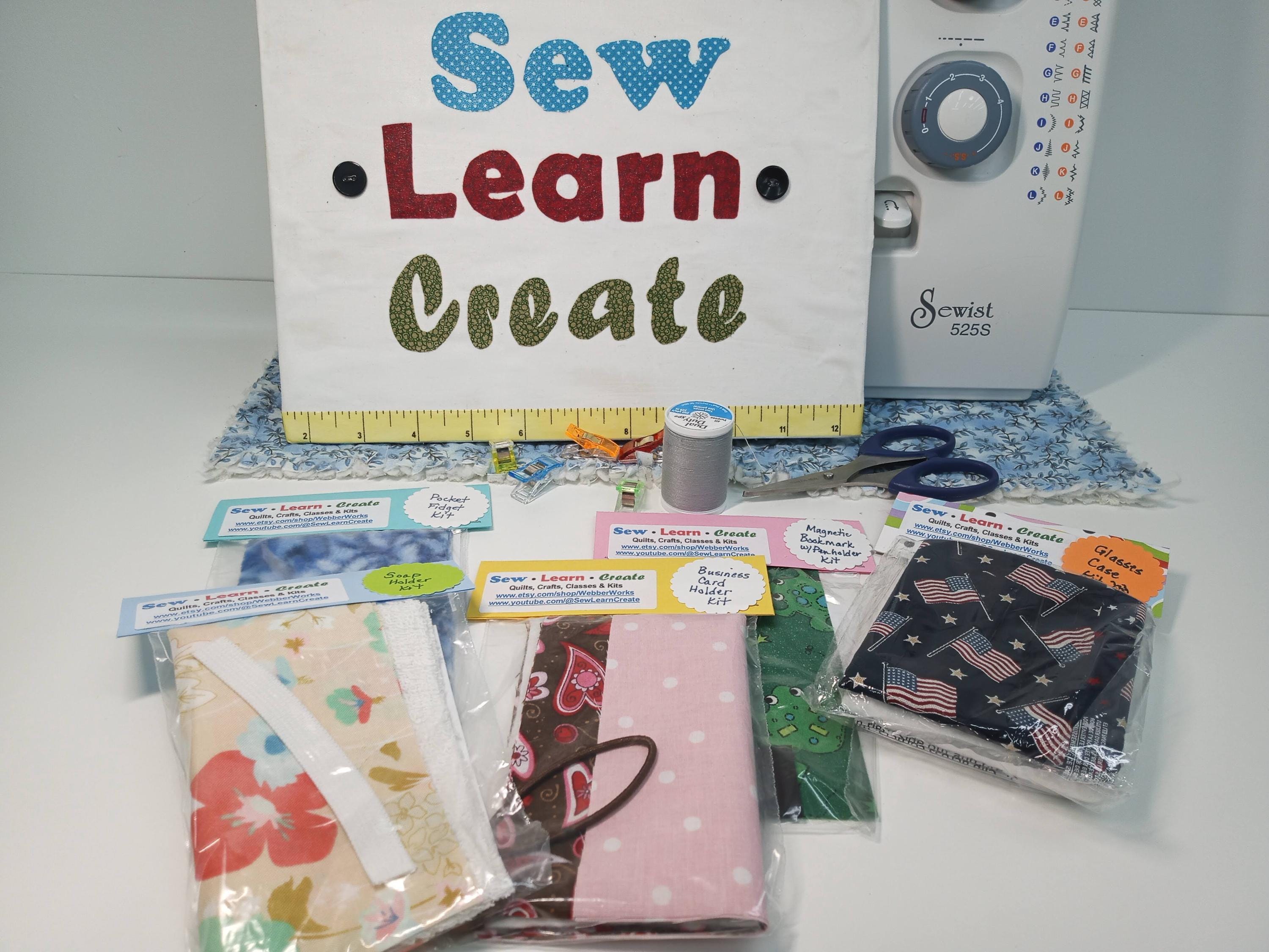 Beginner Sewing Kit Bundle #5: 5 Easy DIY Projects With Video Tutorials ...