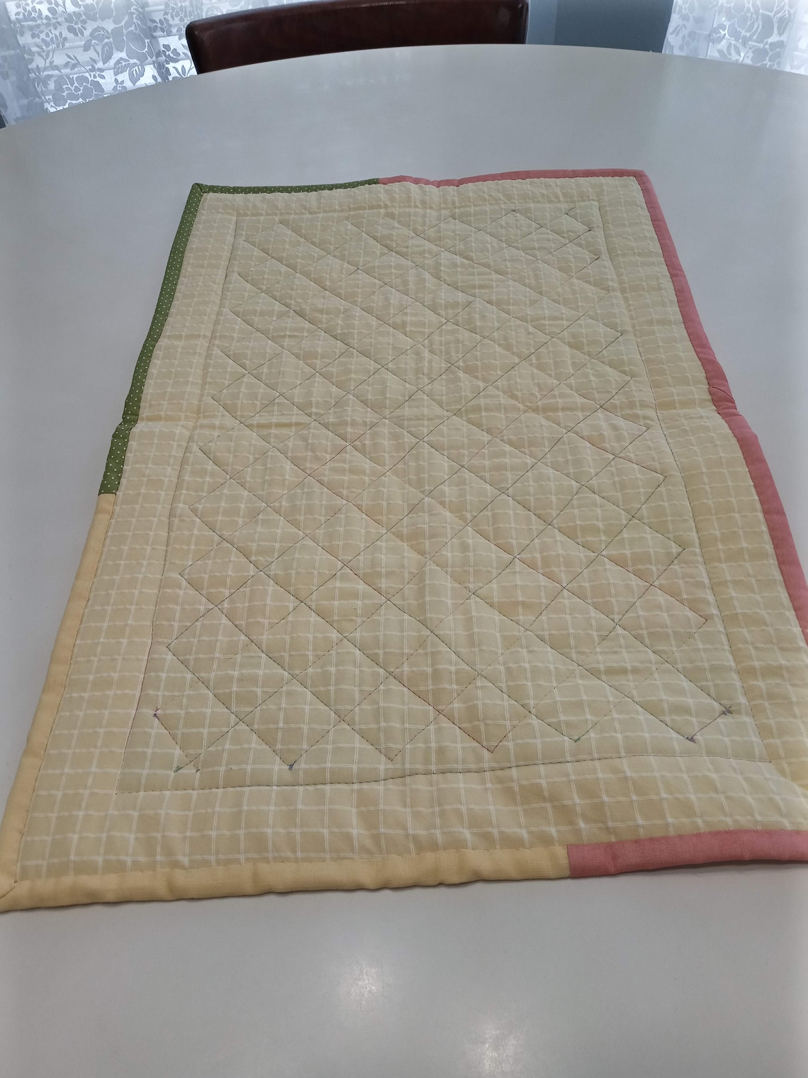 Spring Flowers Table Runner, Spring Table Runner, Quilted Table Runner ...