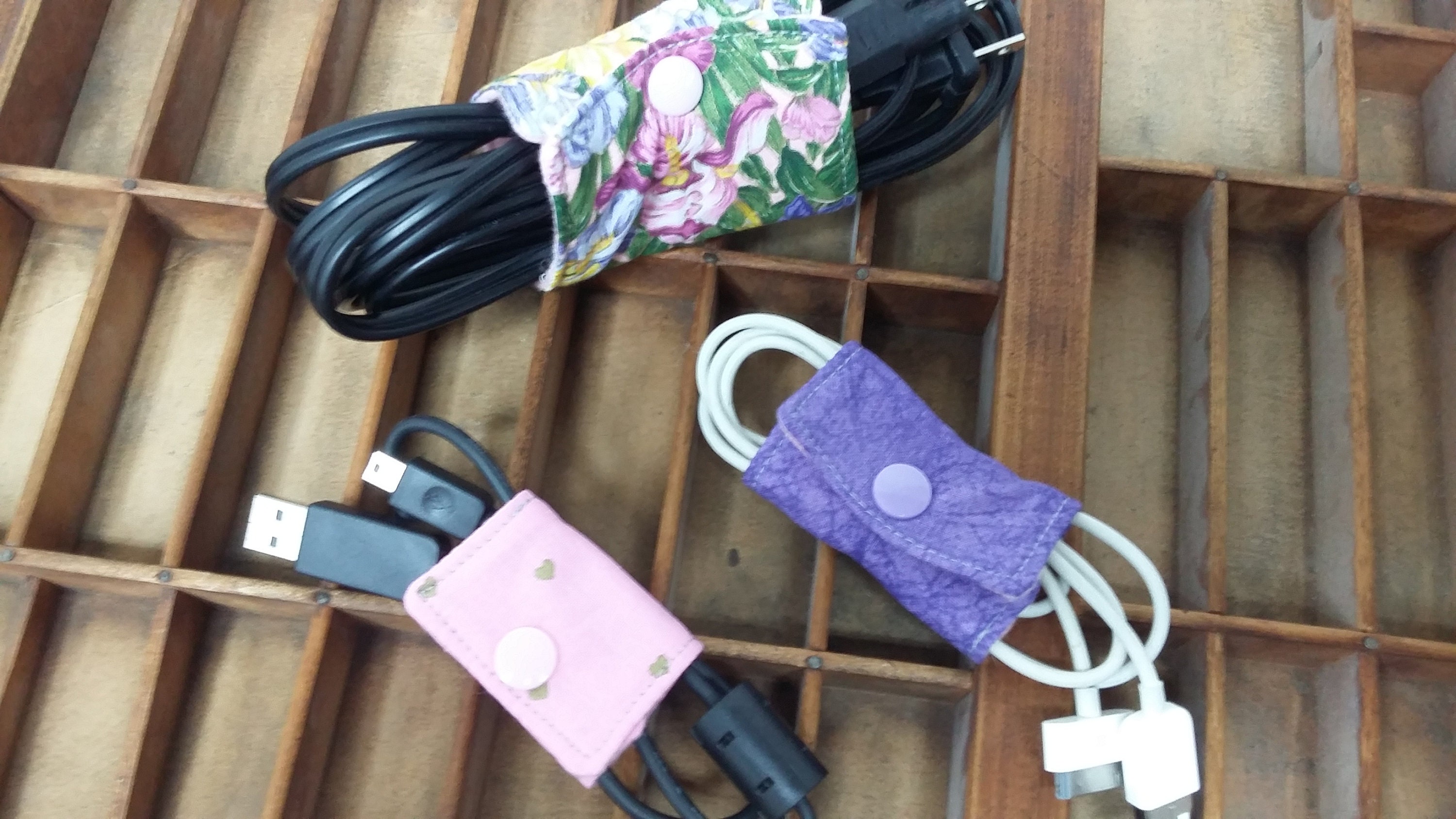 Device Cord Keepers, Pink and Gold, Cord Organizer, Technology Helps ...