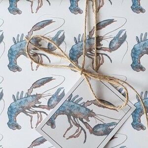 Lobster Card. Lobster Watercolour Card. Lobster Watercolour. A6 Lobster ...