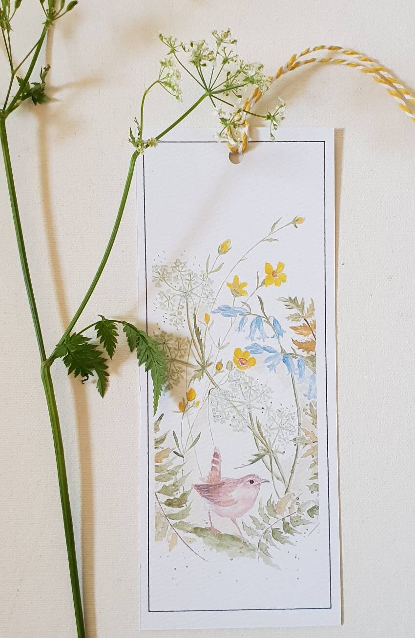Bookmarks. Forget Me Not. Wren Bookmark. Hare Bookmark. Bluebell ...