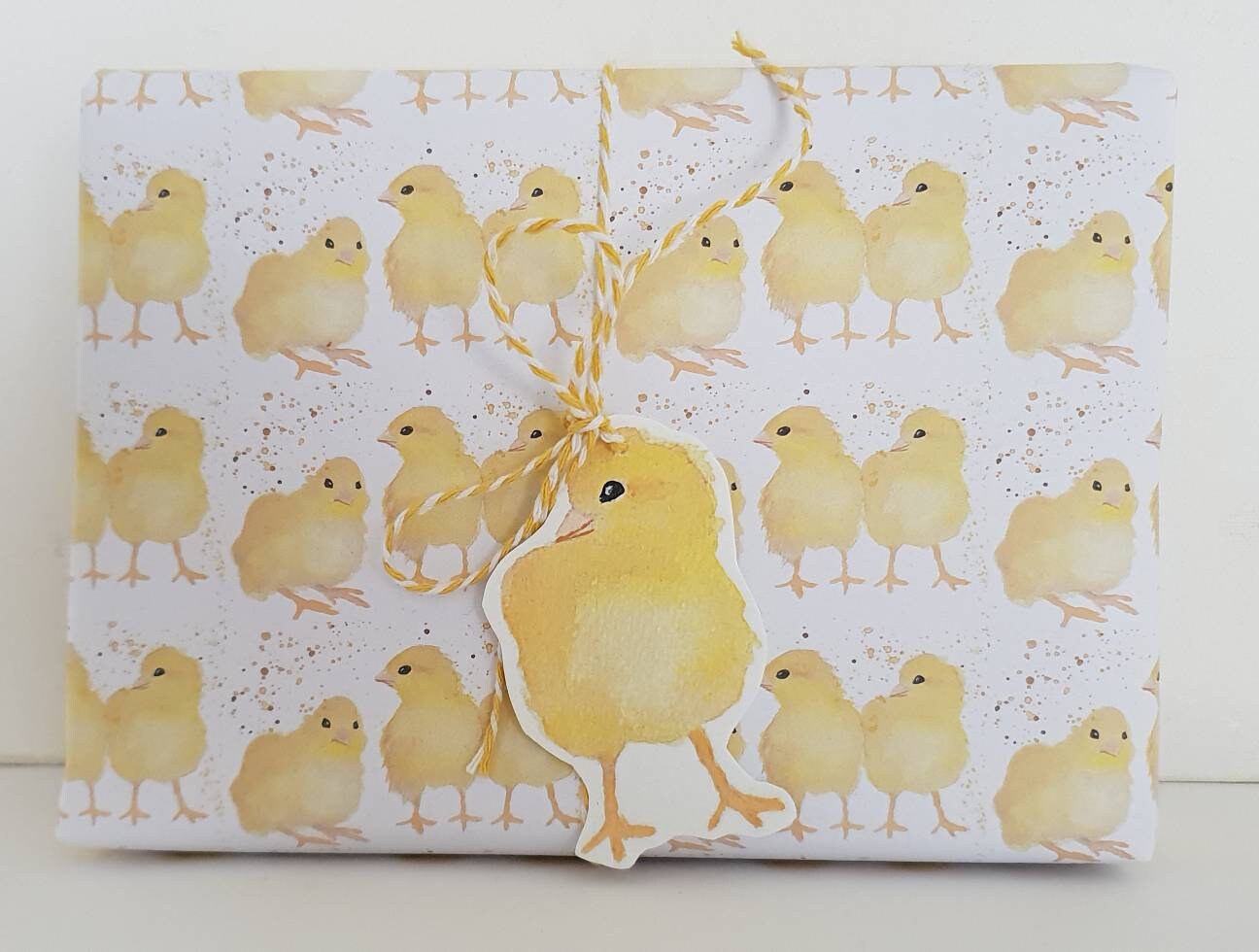 Chick Wrapping Paper. Chicks Wrapping Paper. Chick Gift Wrap. Chicken ...