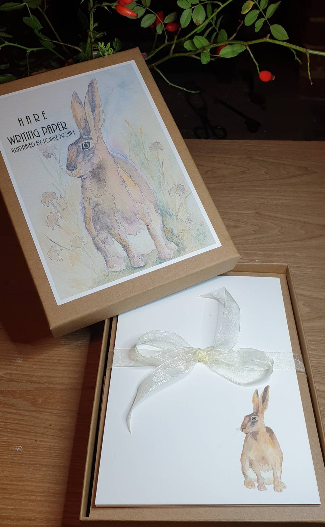 Hare Writing Paper Set. Writing Paper. Luxury Stationery. Stationery ...