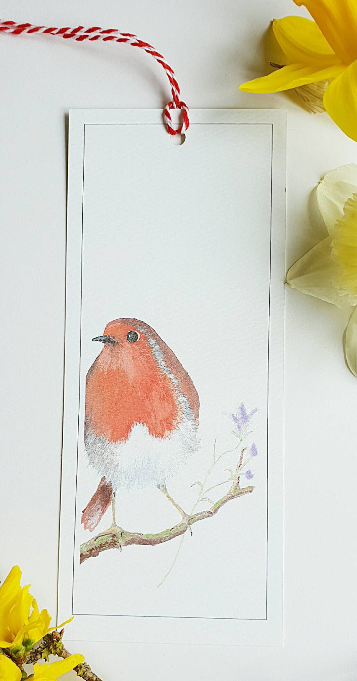 Bookmarks. Robin Bookmark. Thrush Bookmark. Coal Tit Bookmark. - Etsy