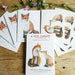Fox Cards. Mulit Pack of Fox Cards. Two Designs. Red Fox - Etsy
