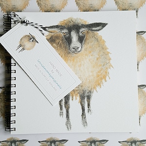 Sheep Notebook. Handmade Notebook With a Sheep. Originally | Etsy