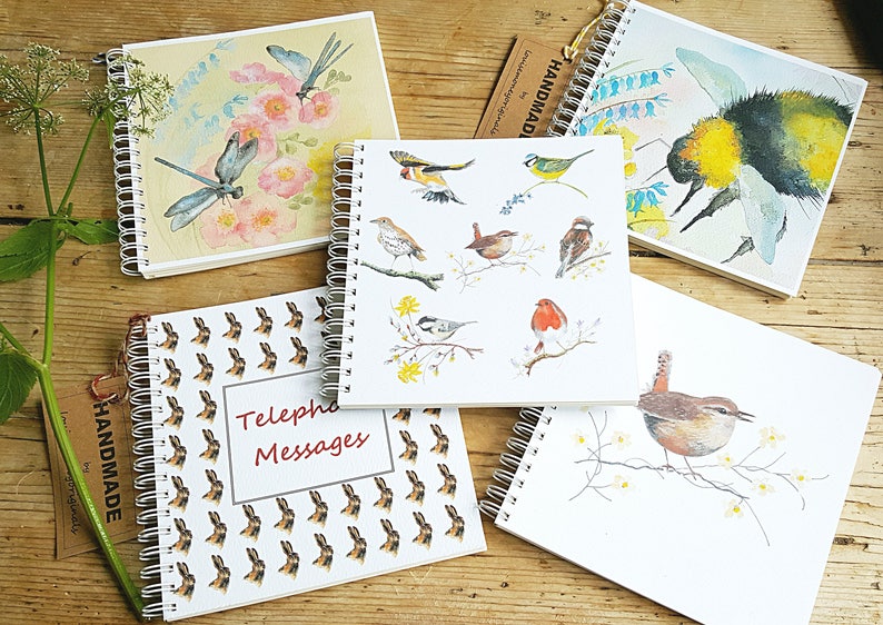 Bird Notebook. British Bird Notebook. Hand Made. Originally | Etsy UK