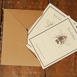 Bookplates. Six Bookplates Illustrated With Either Bees, Birds or ...