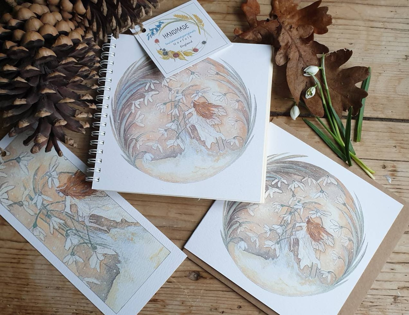 Fairy Notebook. Hand Made Notebook. Snowdrop Fairy Notebook. - Etsy