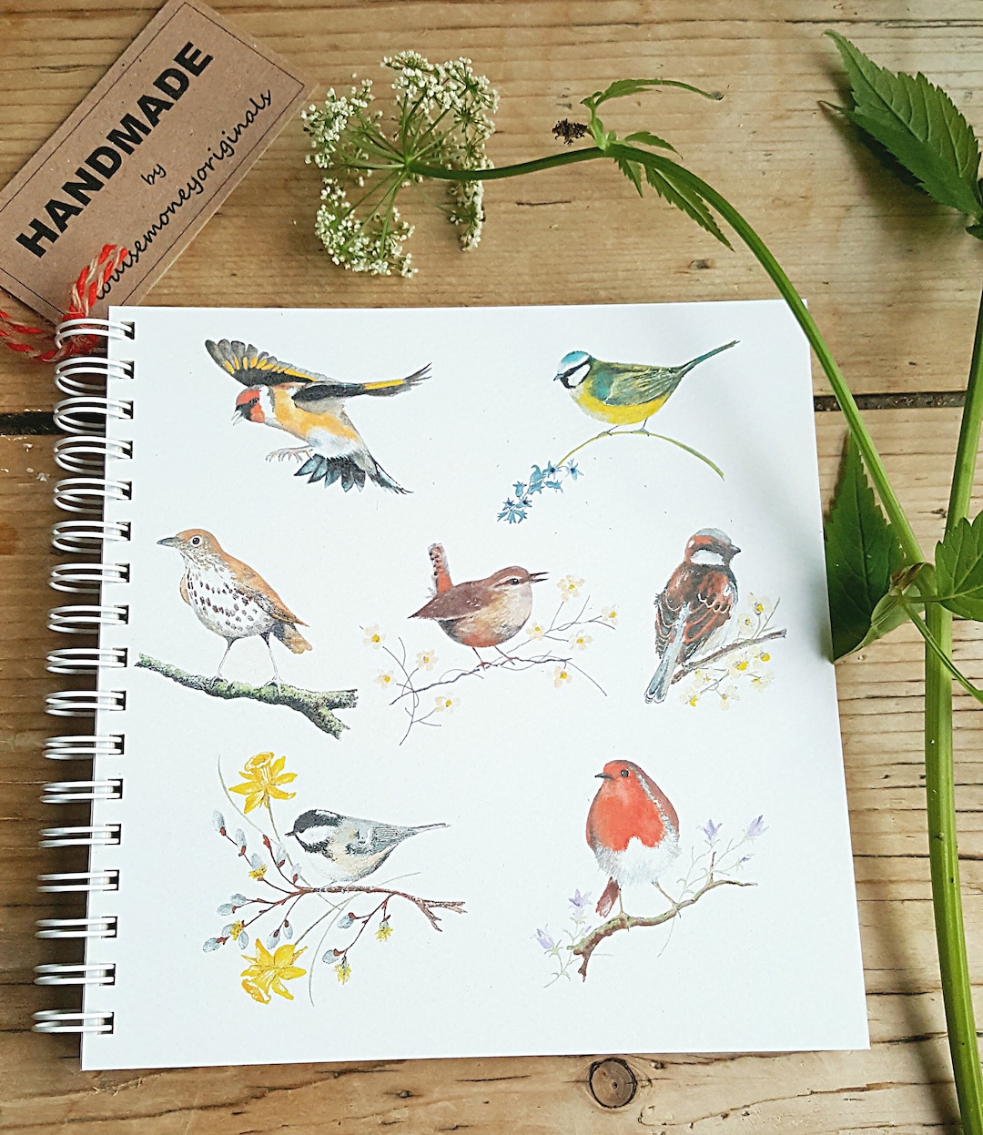 Bird Notebook. British Bird Notebook. Hand Made. Originally Hand ...