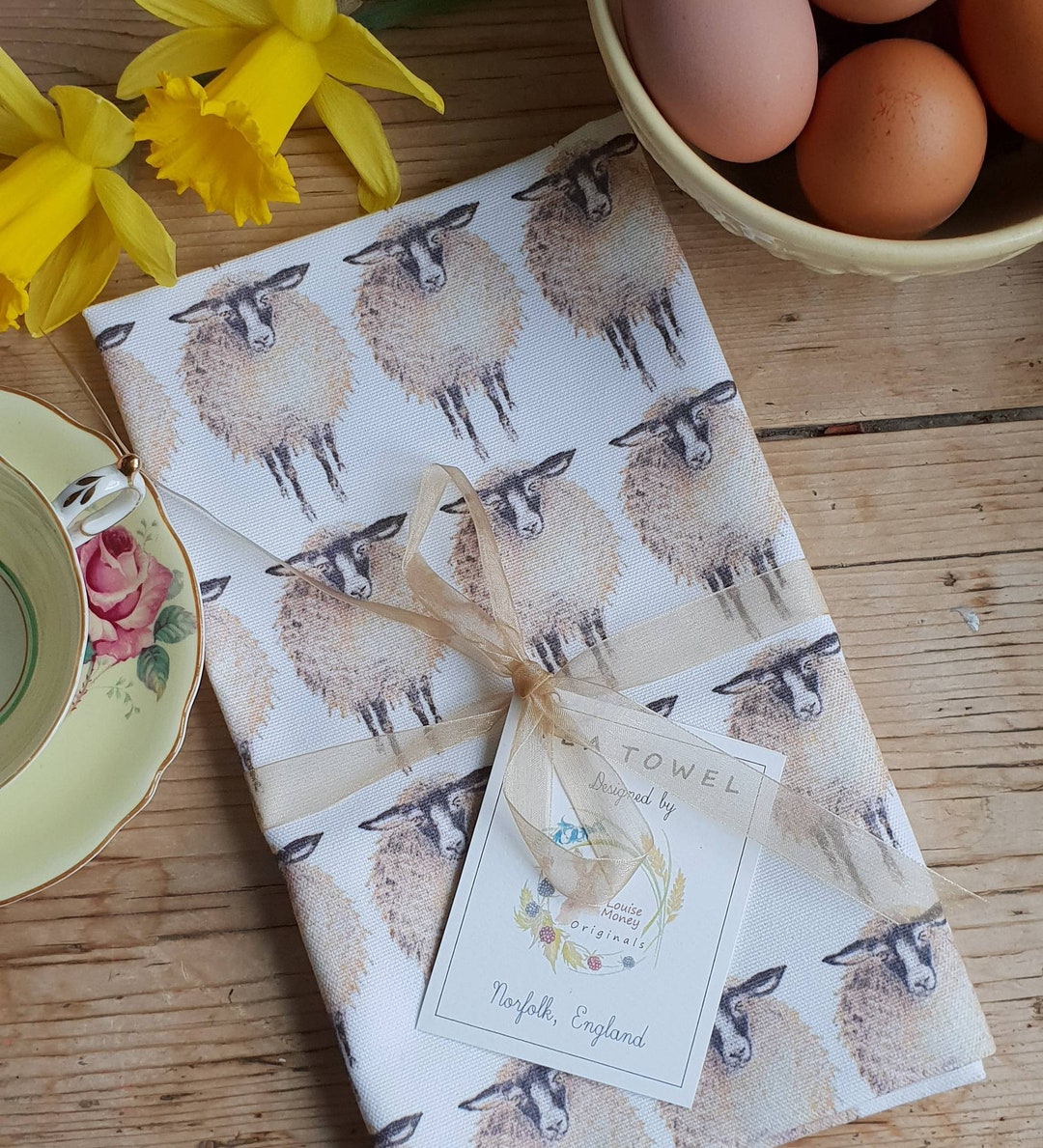 Sheep Tea Towel. Fun Sheep Tea Towel. Tea Towel With a Sheep. Sheep ...
