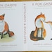 Fox Cards. Mulit Pack of Fox Cards. Two Designs. Red Fox Cards ...