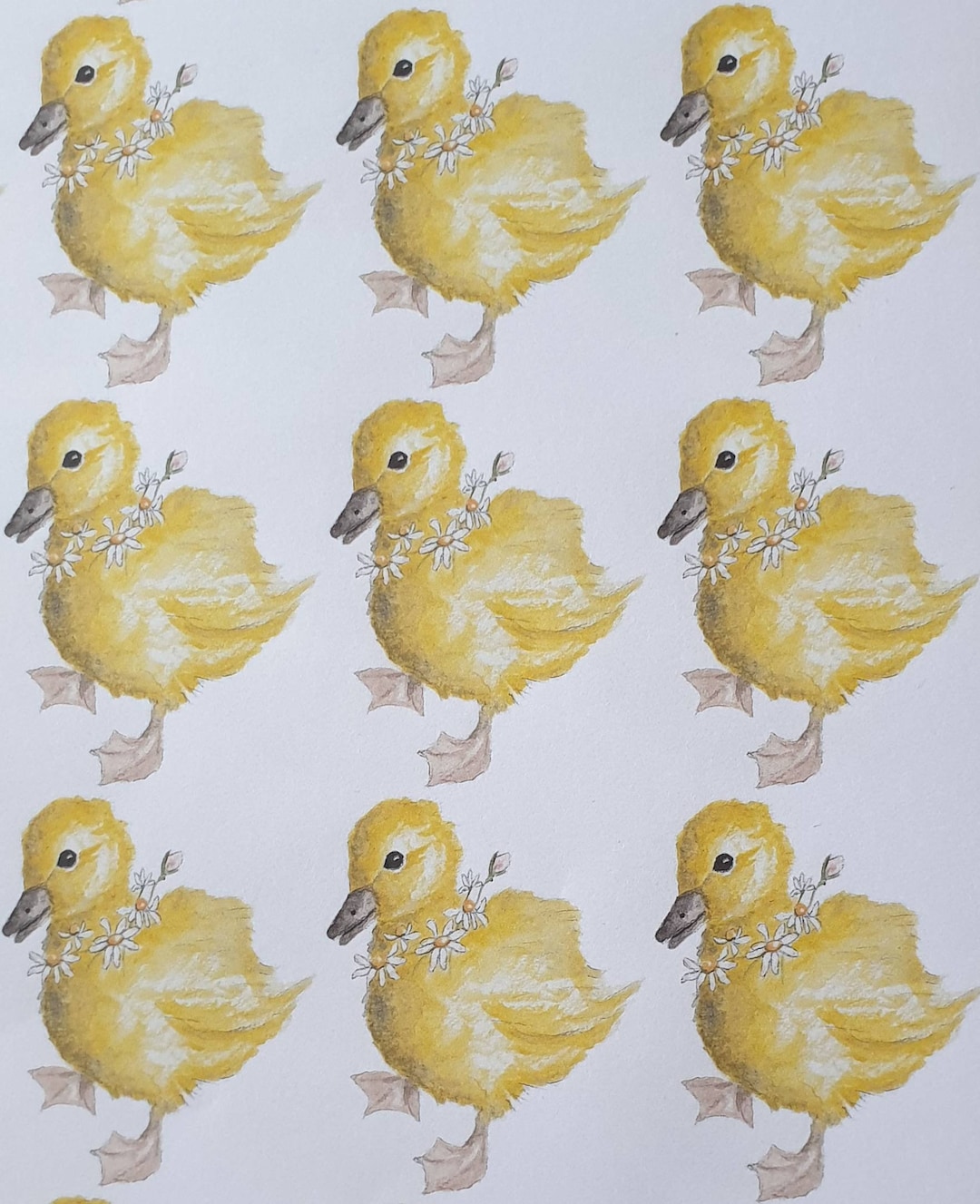 Duckling Wrapping Paper. Chicks Wrapping Paper. Duckling Gift Wrap ...