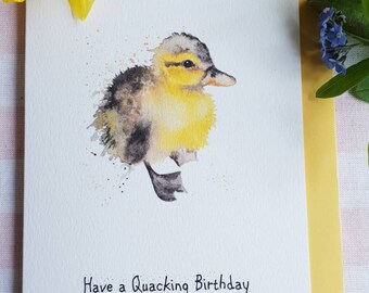 Funny Duck Birthday Card - Etsy