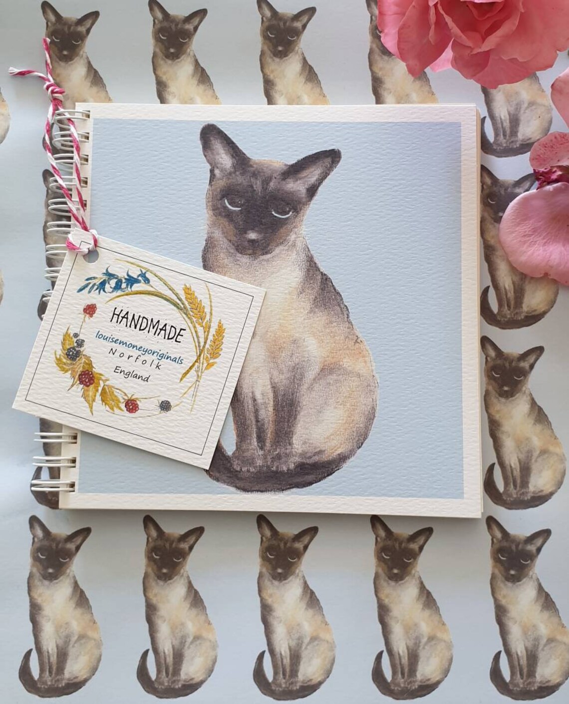 Siamese Cat Notebook. Cat Notebook. Cat Journal. Cat | Etsy