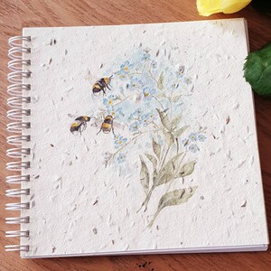 Plantable Seed Notebook. Two Gifts in One. Flower Notebooks. Forget Me ...