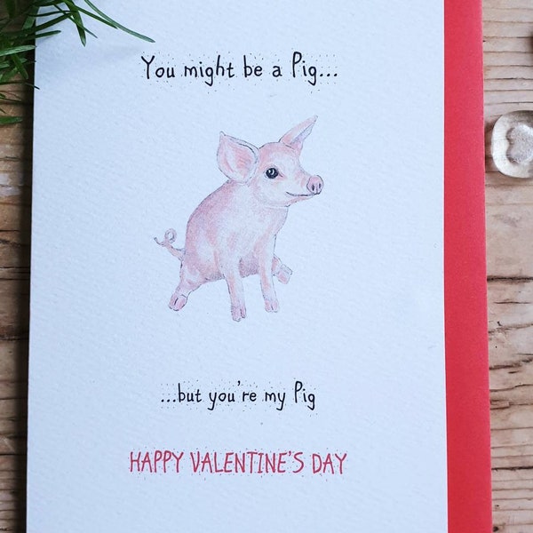 Pig Valentine - Etsy