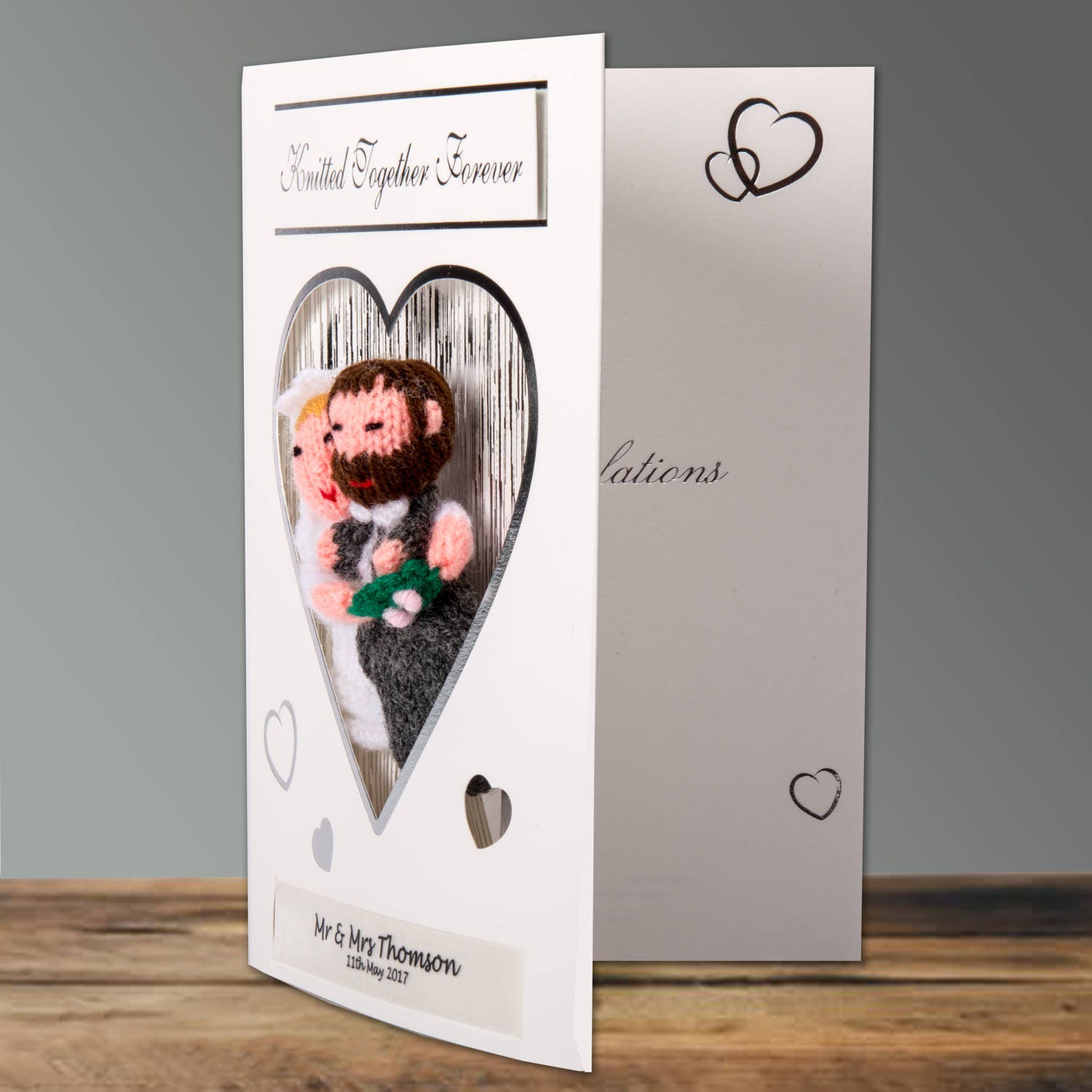 Personalised Wedding Card and Gift Combined With Hand Made - Etsy