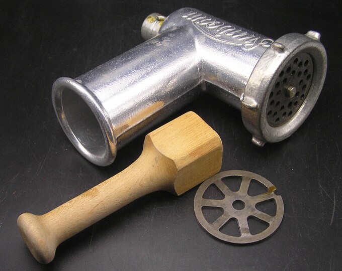 Vintage Sunbeam Mixmaster Meat Grinder / Food Chopper W Power Transfer ...