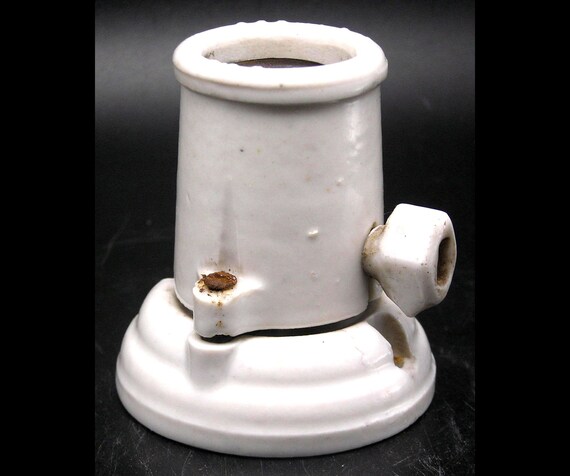 Antique Porcelain Surface-mount Lamp Socket W Turn Paddle - Etsy