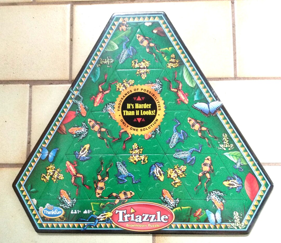 Triazzle Puzzle Dan Gilbert Rain Forest Poison Arrow Frogs Butterfly ...