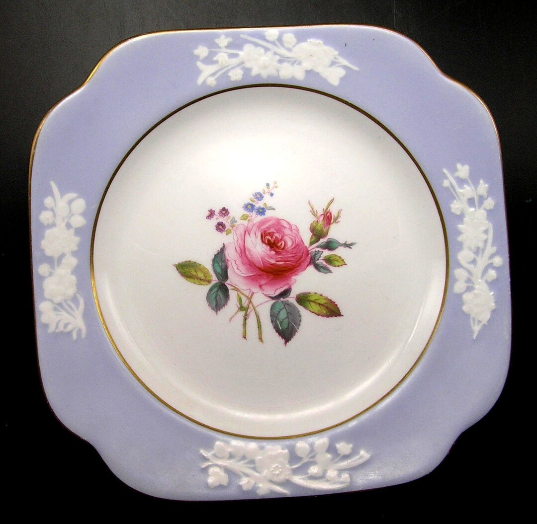 Spode Copelands China England Maritime Rose Square Side Plate - Etsy