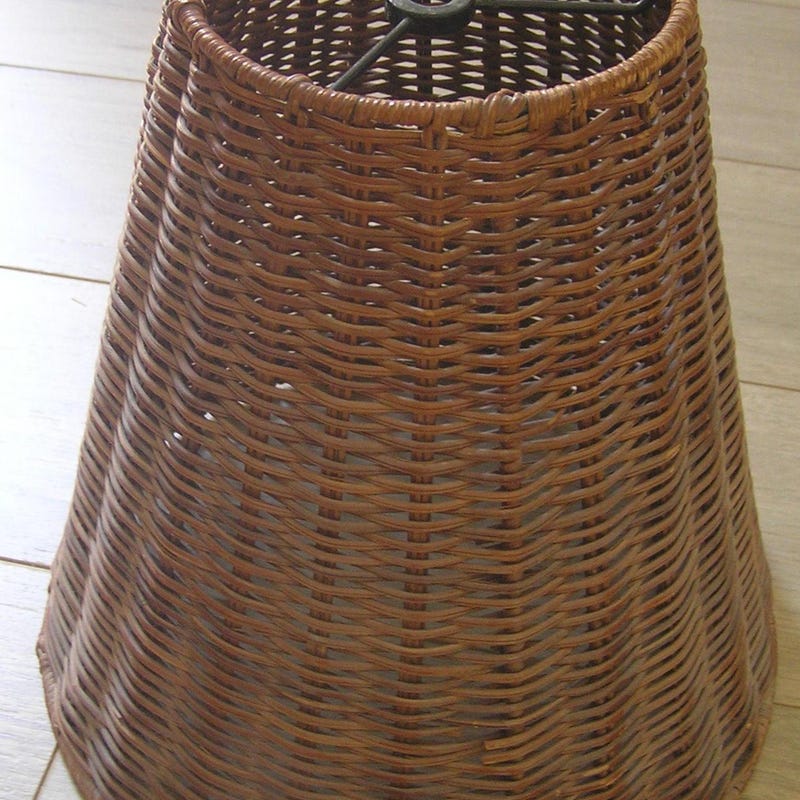 Wicker Lamp Shade - Etsy