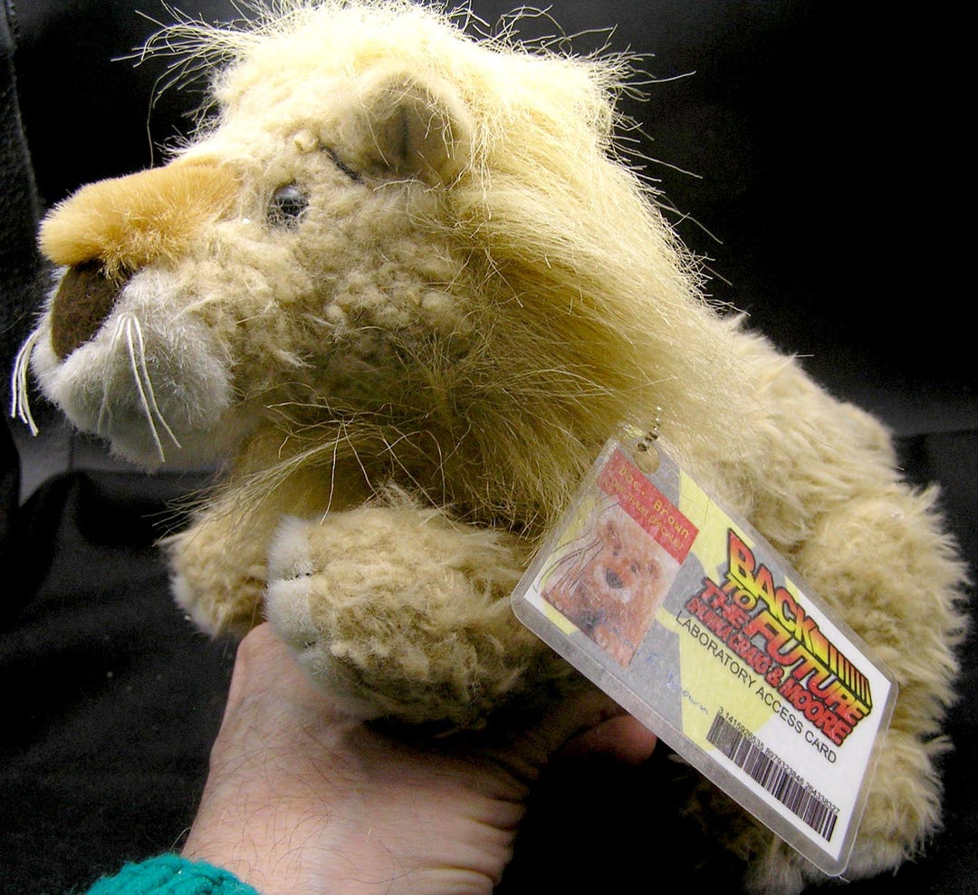 Vintage Ganz Heritage Collection "back Tothe Future" Lion "doc Brown ...